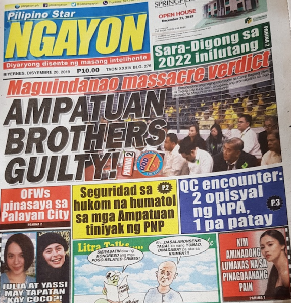‘Monsters Inc’ – Ampatuan massacre justice aftermath with more fear of ...