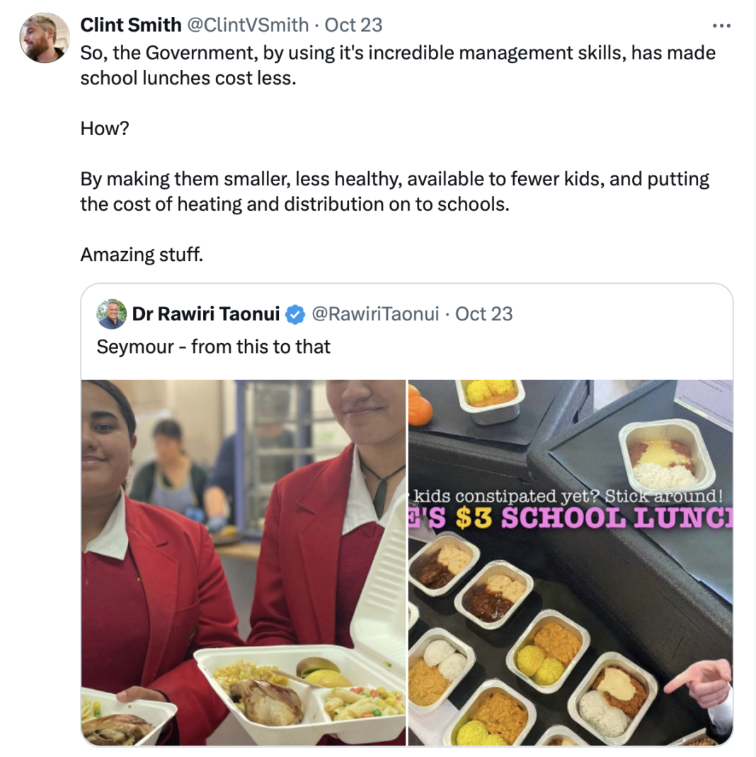So ACTs '3 Buck Chuck' School Lunches Were Crap Then? - The Daily Blog