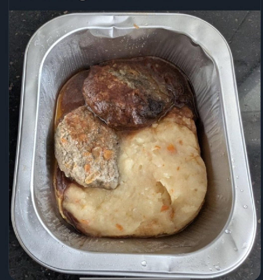 Week 2 of corporate slop school food roll out – would they serve this ...