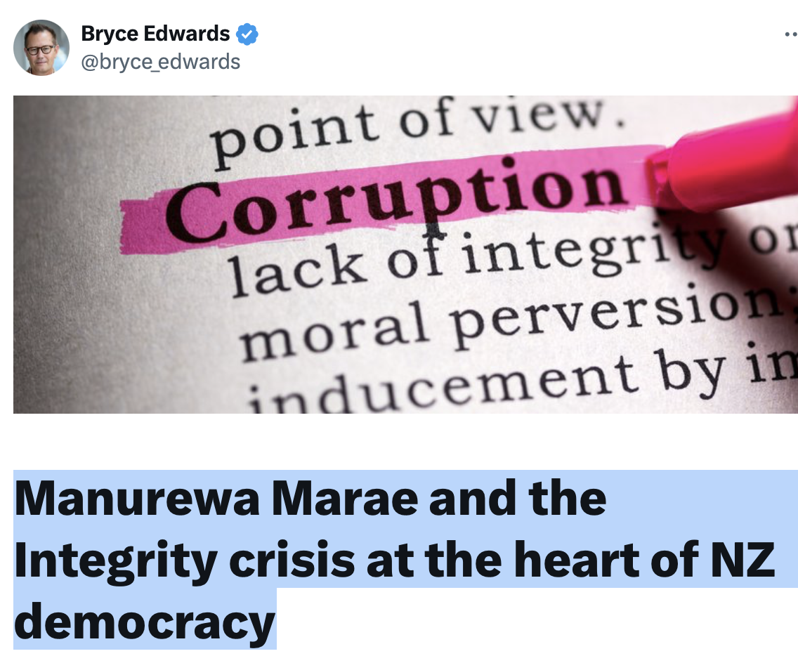MEDIAWATCH: Dr Bryce Edwards blindspot when it comes to insinuating ...