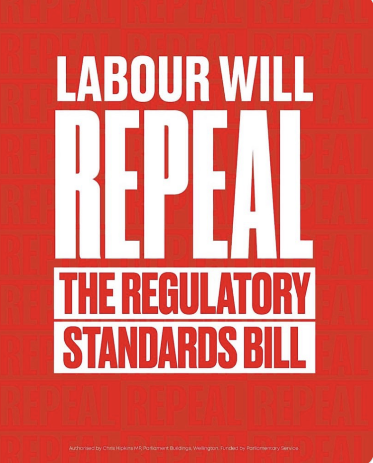 Labour pledge to repeal Regulatory Standards Bill in first 100 days of ...