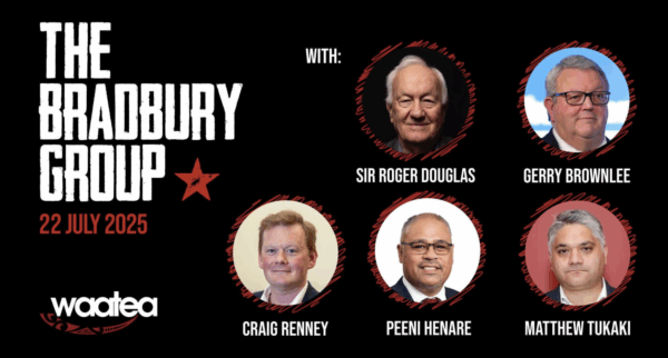 The Bradbury Group with Speaker Gerry Brownlee, Sir Roger Douglas ...