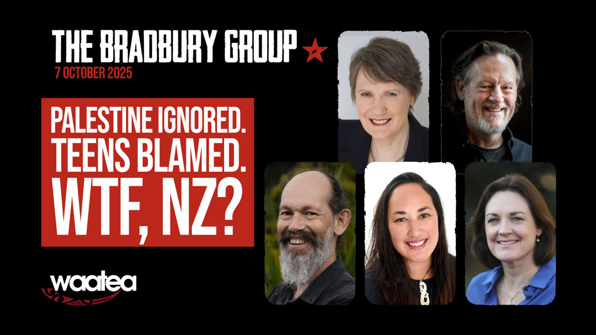 The Bradbury Group with Helen Clark, Simon Wilson, Steve Able, Kerrin ...
