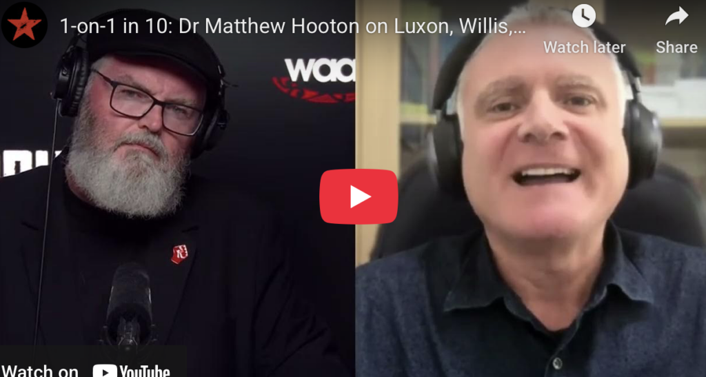 1-on-1 in 10: Dr. Matthew Hooton on Luxon, Willis, the budget blowout ...