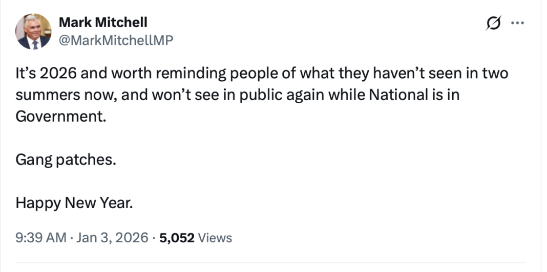 Mark Mitchel and National believes hiding crime is better than actually ...