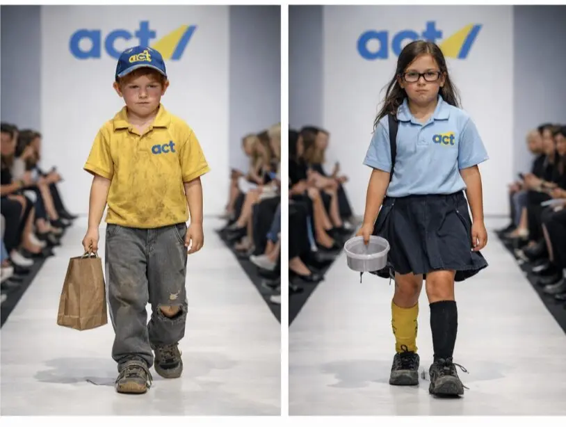 Imagine if ACT do to school uniforms what they did to School lunches ...